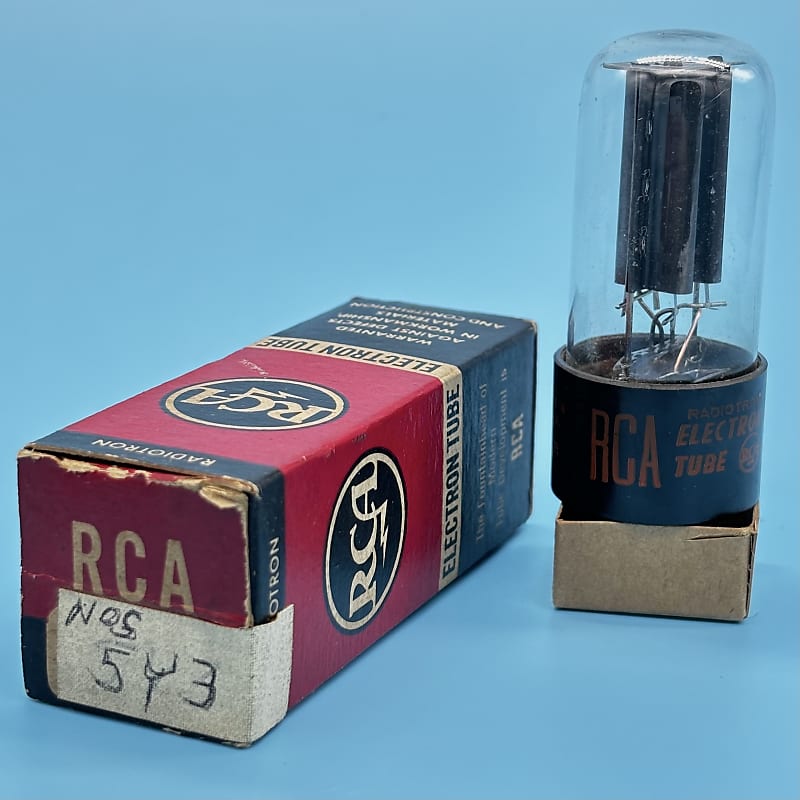1950s RCA 5Y3GT Vintage Black Plate Rectifier Tube! T353 | Reverb