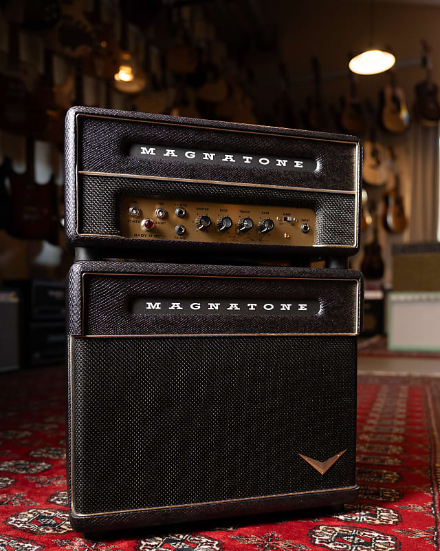 Magnatone Baby M80 12w Tube Guitar Amp Head w/ 1x10" Cab - | Reverb