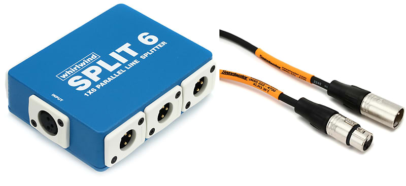 Whirlwind SPLIT 6 Line Level Parallel Splitter Bundle with | Reverb