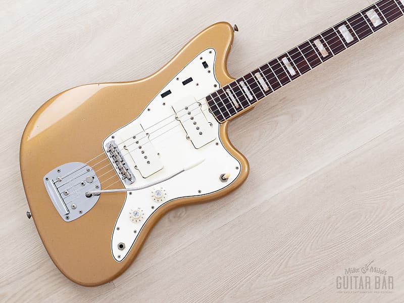 1967 Fender Jazzmaster Vintage Offset Guitar Firemist Gold w/ | Reverb