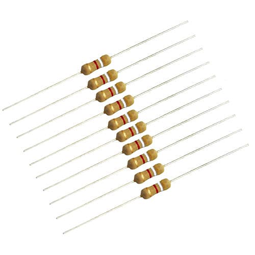 1/2 Watt Carbon Film Resistors, 3.9K Ohm, Pkg. of 10 | Reverb