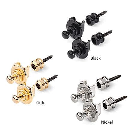 Grover Quick Release Strap Locks Set - Gold | Reverb