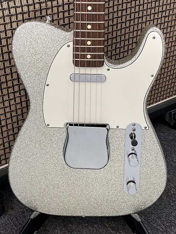 Guitar Mill Custom Shop Telecaster - Silver Sparkle | Reverb