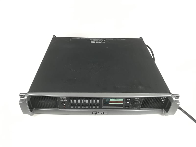 QSC CXD 8.4Q 4,000W 8-Channel Rackmount Network Amplifier | Reverb