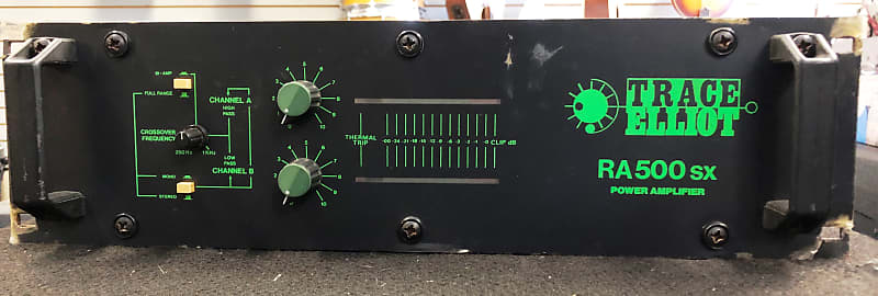 Trace Elliot RA500 SX Power Amplifier, Pre-Gibson, 500w at 4 | Reverb