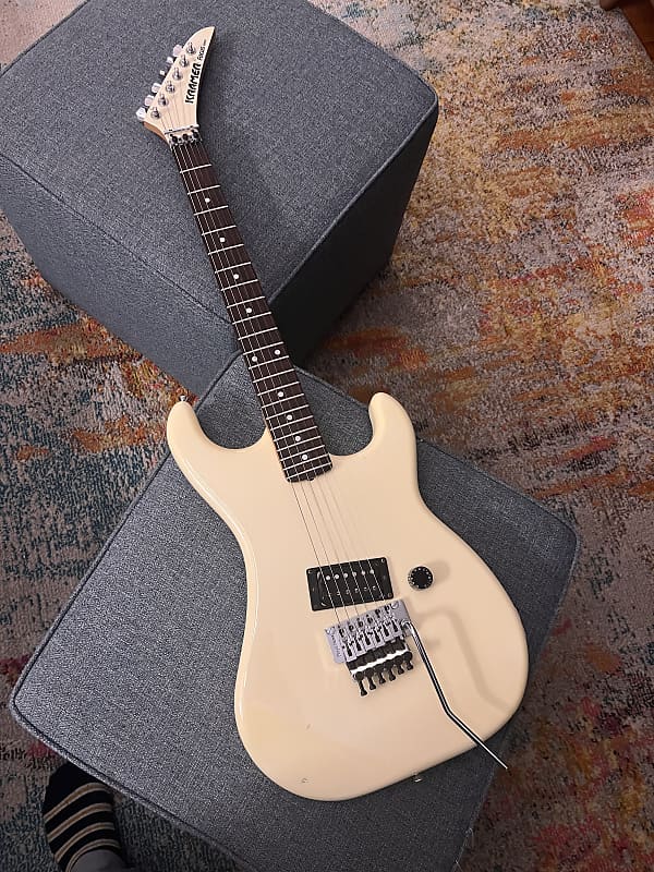Kramer Focus 1000 1988 White + Vintage JB Pickup | Reverb