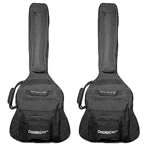 ChromaCast Acoustic Jumbo Guitar Padded Gig Bag, 2 Pack | Reverb