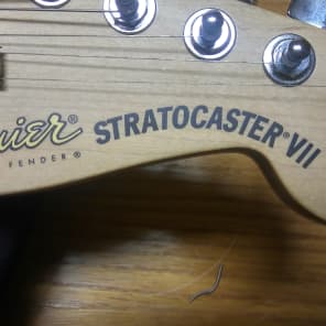 Fender Squire Stratocaster VII {7 String Strat) w/ Gig Bag & | Reverb