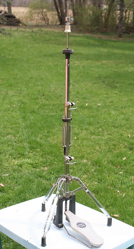 Vintage JACQUES CAPELLE stereo spring hi-hat stand | Reverb