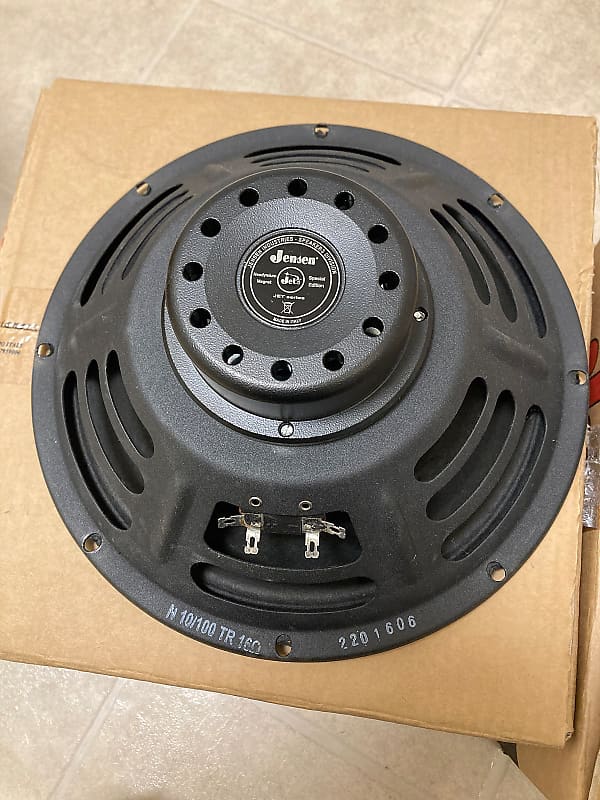 Jensen Jet Tornado 10” Original 16 ohm (pair) 2010’s black | Reverb