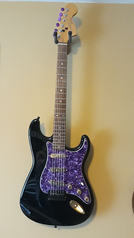 Squier Stratocaster (partscaster) 2015-2024 - black | Reverb