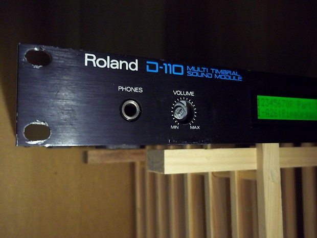 Roland D-110 Digital Synth Rack Mount 1988 | Reverb