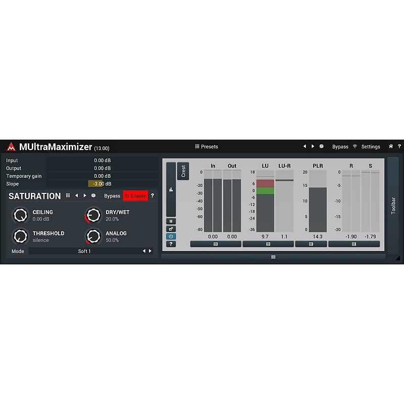 MeldaProduction MUltraMaximizer | Reverb