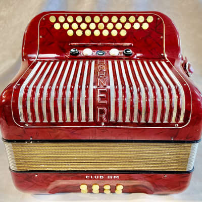 Hohner Club Ouverture V - LMMMH Accordion CF Black | Reverb