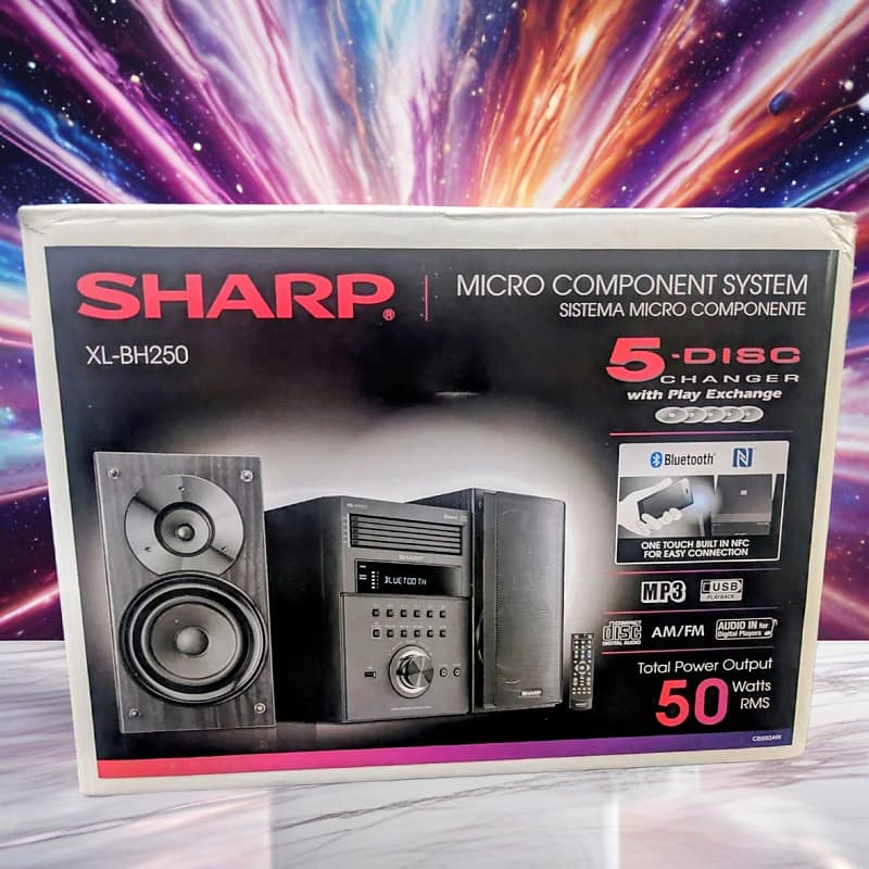 Sharp XL-BH250 5-Disc Bluetooth Speaker System with | Reverb Canada