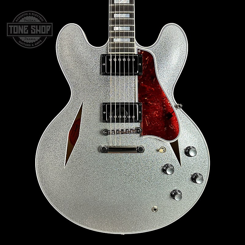 Gibson Custom Shop 1959 ES-355 Reissue Diamond F-Holes Silver | Reverb