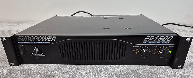 Behringer EP1500 Amplifier - 2 Channel Amp - Black | Reverb UK