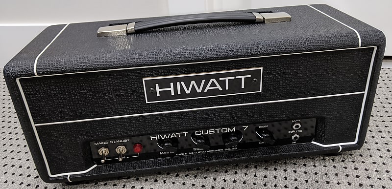 Rare 2005 Hiwatt Custom 7 Head in MINT condition w/ original | Reverb