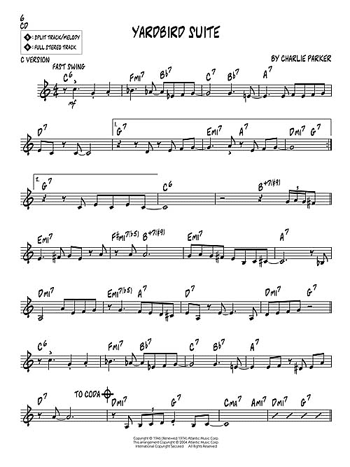 Charlie Parker Jazz Play-Along Volume 26 | Reverb