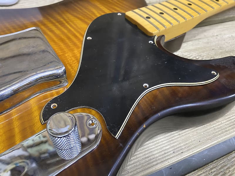 General vintage Tone Custom Tele Esquire pickguard 5 ply | Reverb