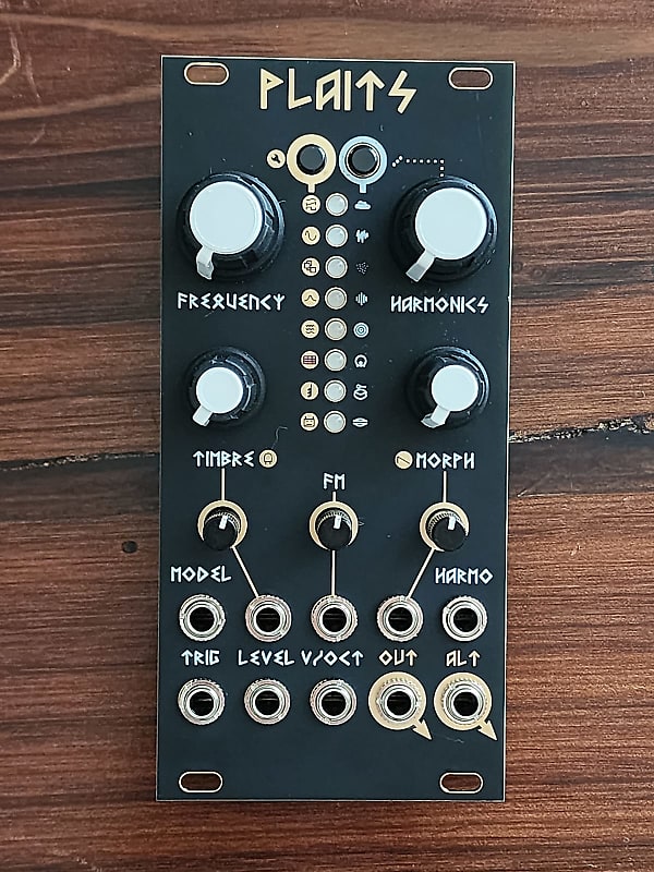 Mutable Instruments Plaits Clone - Black Full-Size Macro | Reverb Mutable Instruments Plaits Clone - Black Full-Size Macro | Reverb