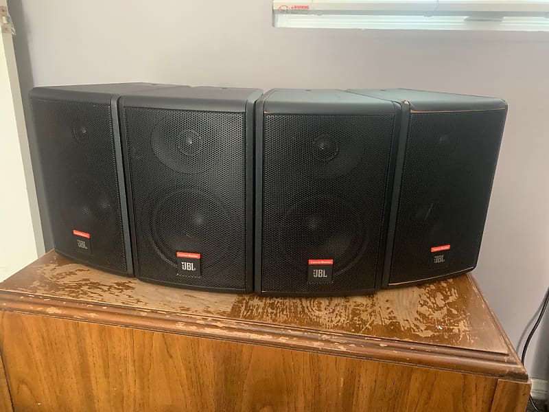 JBL Control Monitor Loudspeaker System SET OF 4 With Wall | Reverb
