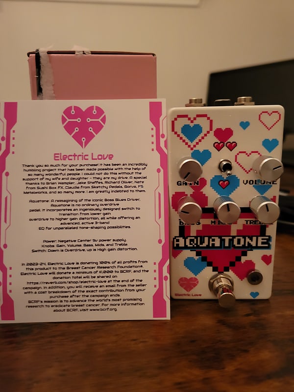 Electric Love Aquatone: A Collaboration With Brian Wampler | Reverb