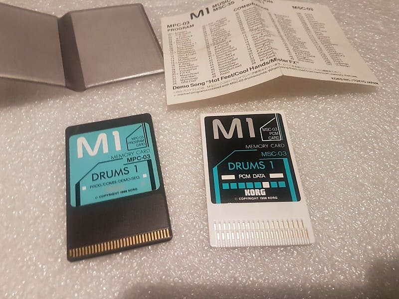 Korg M1 Drums 1 Sound Card Set | Reverb