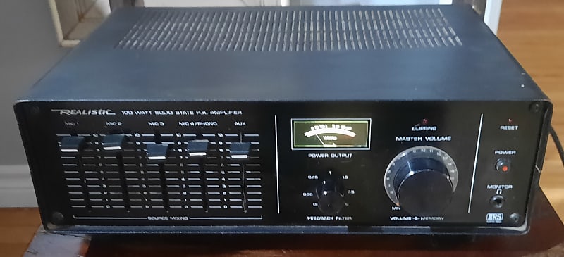 Vintage Realistic MPA-90 100w Guitar/PA Amplifier 1980s | Reverb