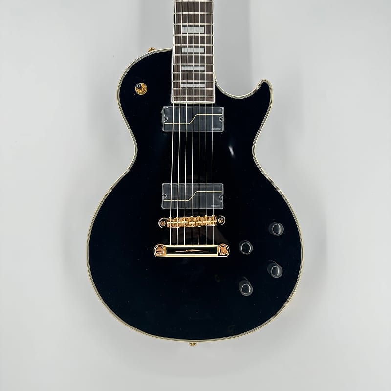 Epiphone Les Paul Custom Matt Heafy 7-String - Ebony | Reverb