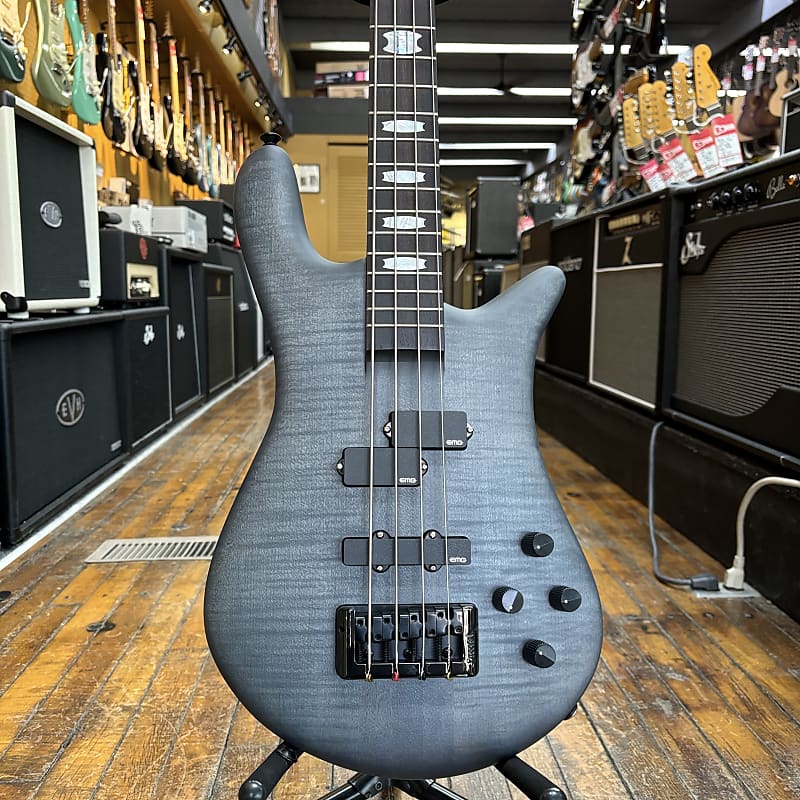 Spector Euro 4 LX Electric Bass Guitar Black Stain w/Padded | Reverb