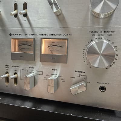 Sanyo DCA 411 & FMT 611 Sterei Receiver And Tuner | Tested | Reverb