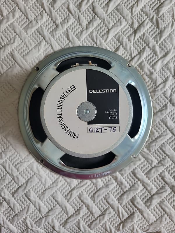 Mid 2000's Celestion G12T-75 16 Ohm Guitar Speaker Made In | Reverb