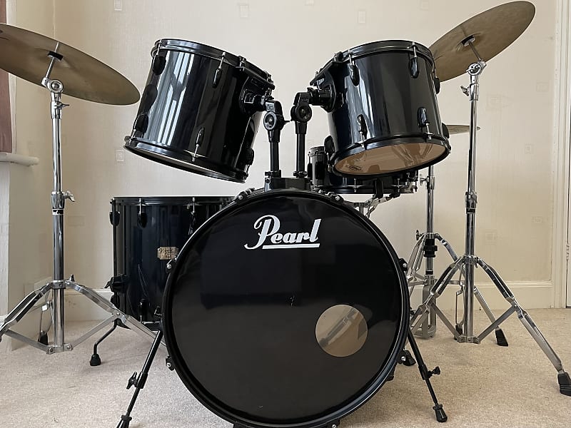 Pearl Export 5pc Drum Set w/Cymbals and Stands | Reverb UK