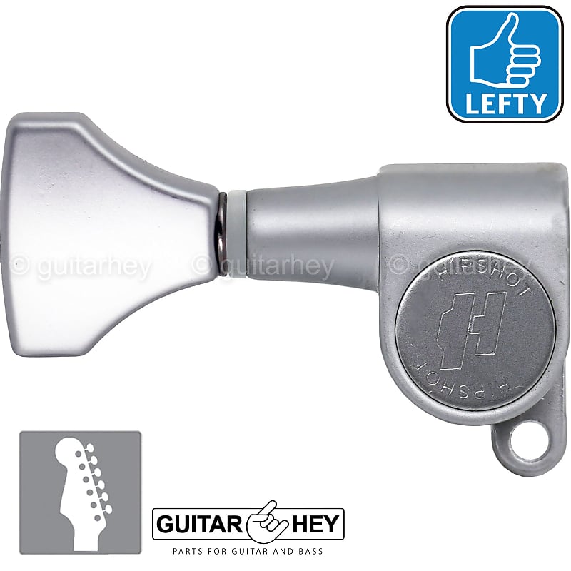 Hipshot Classic Mini Tuners LEFTY 6 in line STAGGERED Small | Reverb