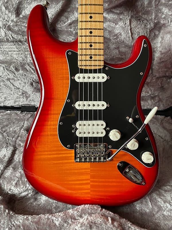 Fender Player Stratocaster HSS Aged Cherry Burst | Reverb