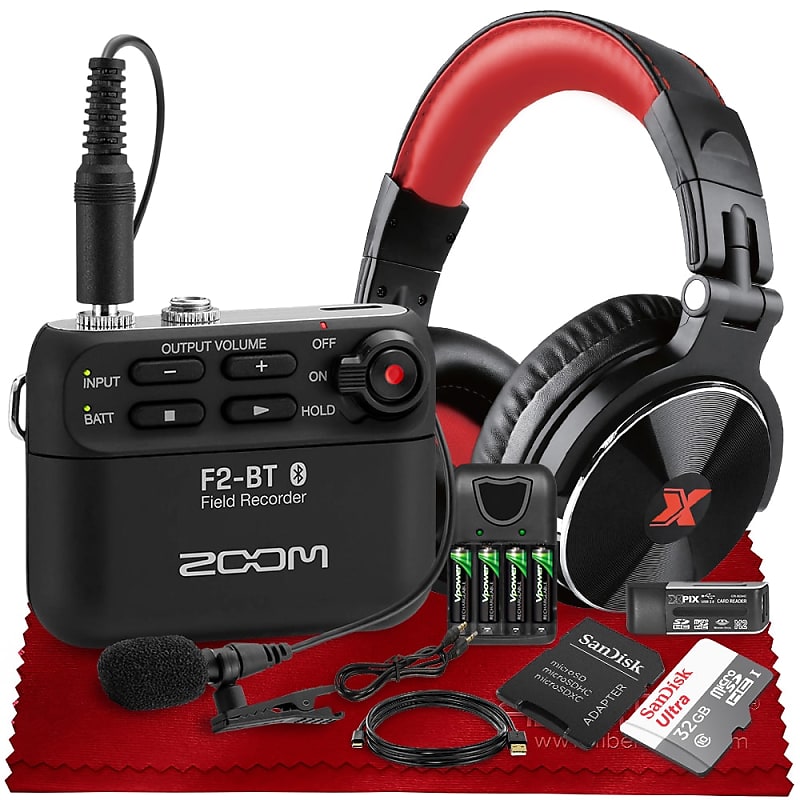 Zoom F2 Ultracompact Portable Field Recorder w/ Bluetooth, | Reverb