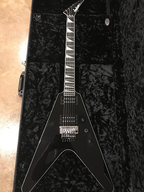 Jackson USA Custom Roundhorn RARE Flying V Roundhorn 1987 | Reverb
