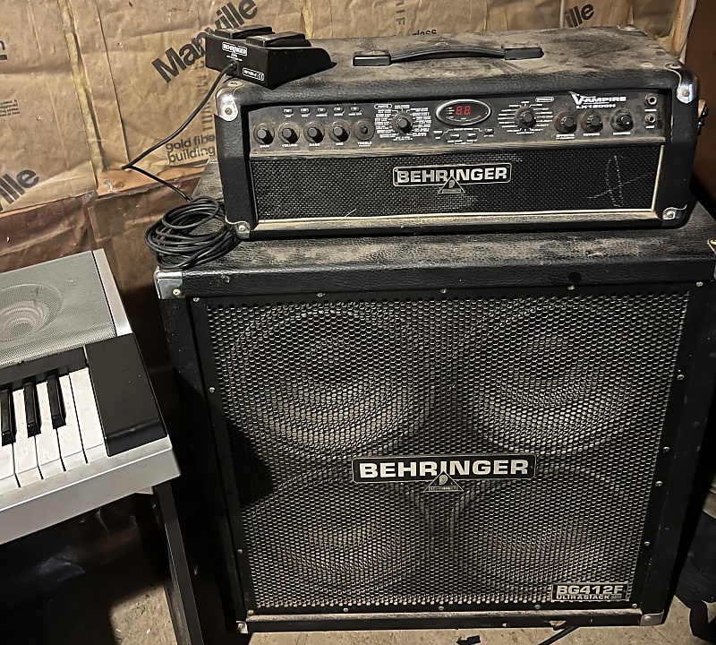 Behringer V-Ampire head with Ultrastack cab 2000’s - Black | Reverb