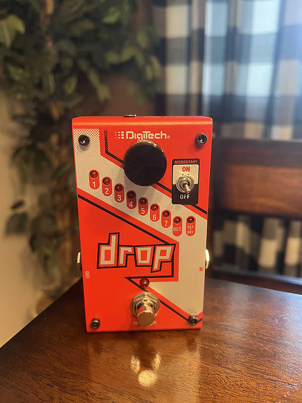 DigiTech Drop Compact Polyphonic Pitch-Shifter 2010s - Red | Reverb