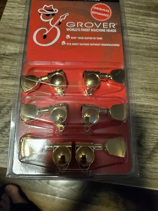 Genuine Grover Original Rotomatic 3x3 Gold Keystone Button | Reverb