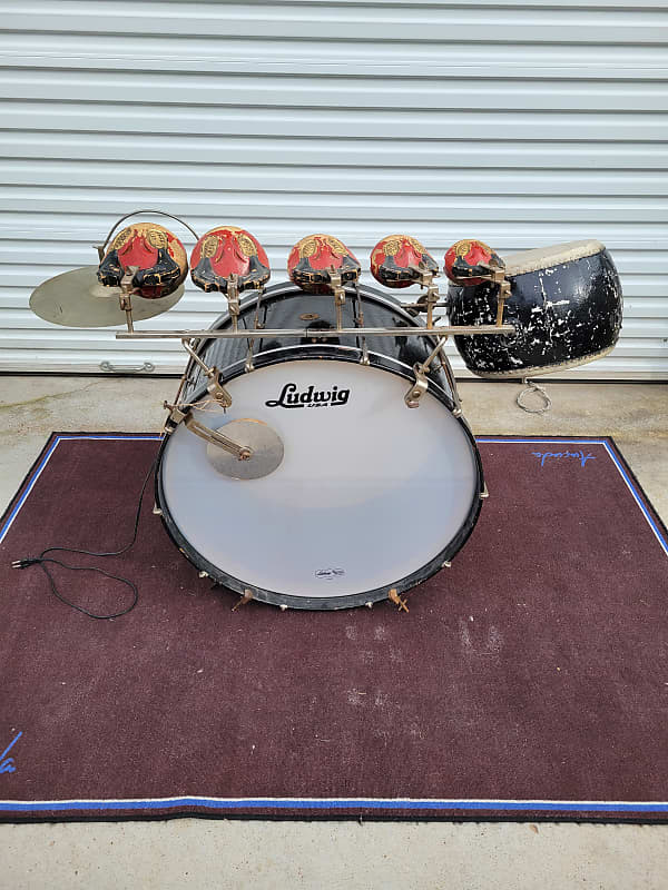 Vintage 1920s/30s Ludwig and Ludwig Trap Kit W/ Leedy Temple | Reverb