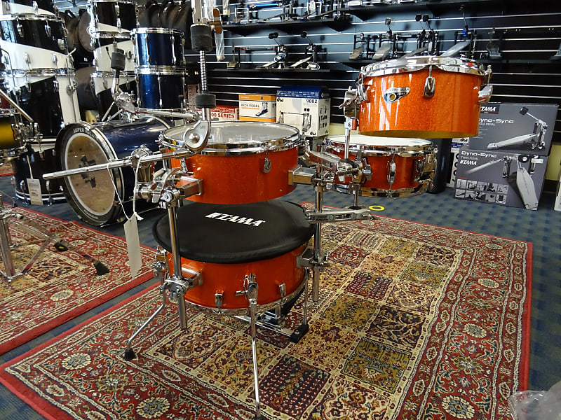 Tama Cocktail Jam Kit Bright Orange Sparkle | Reverb