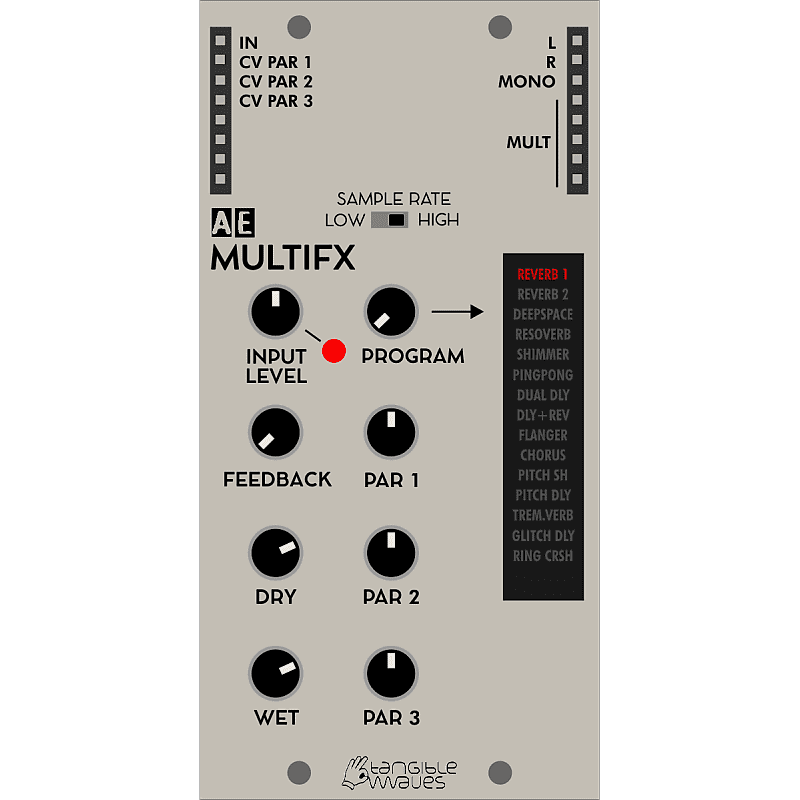 Tangible Waves - MULTIFX [AE Modular Format] | Reverb