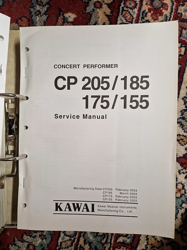 Kawai CP205/185 175/155 Service Manual / Schematics | Reverb
