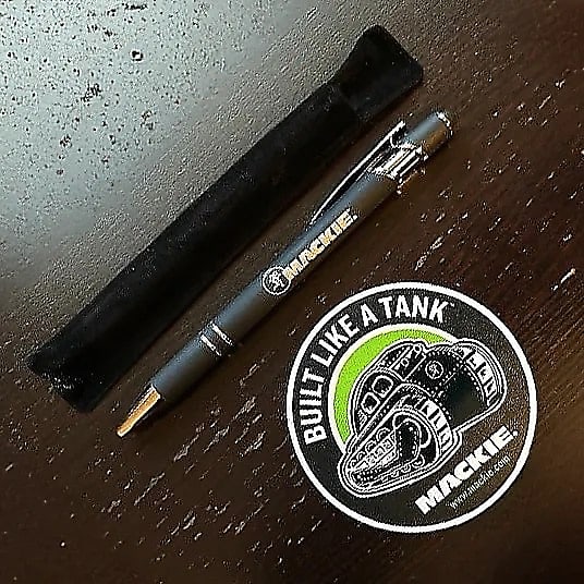 MACKIE STICKER AND INK PEN WITH STYLUS SET INSANELY RARE | Reverb