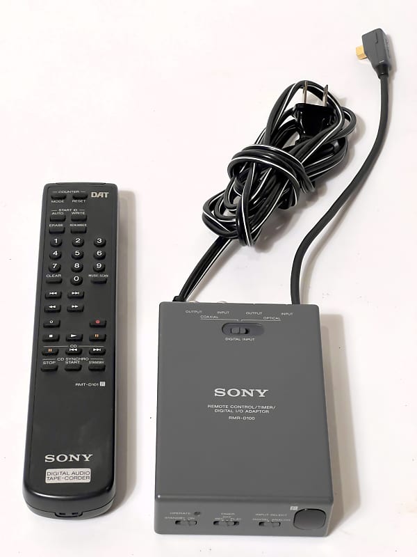 SONY RMR-D100 Digital I/O Adaptor Timer & RMT-D101 Remote | Reverb UK
