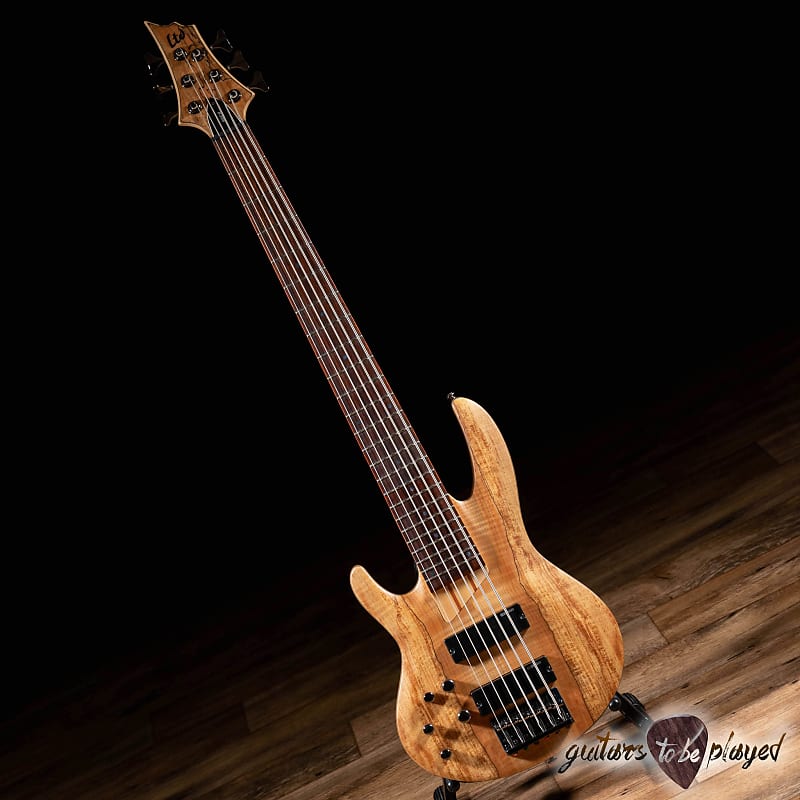 ESP LTD B-206SM LH 6-String Left-Handed Bass – Natural Satin | Reverb