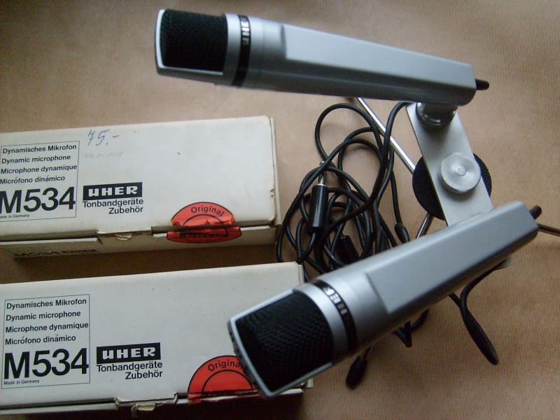 Uher M 534 set Microphones Vintage | Reverb