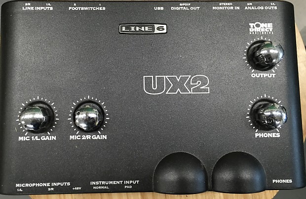 Line 6 UX2 Interface with usb cord | Reverb